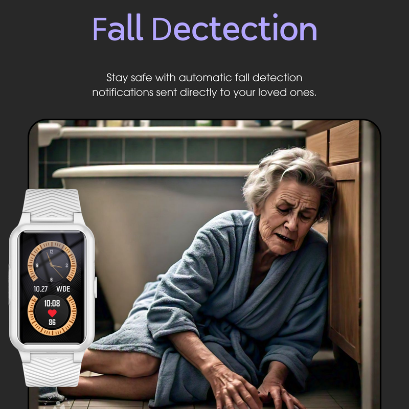 Smart Ware AlertGuard | Fall Detection Watch Smart Watch For Elderly ...
