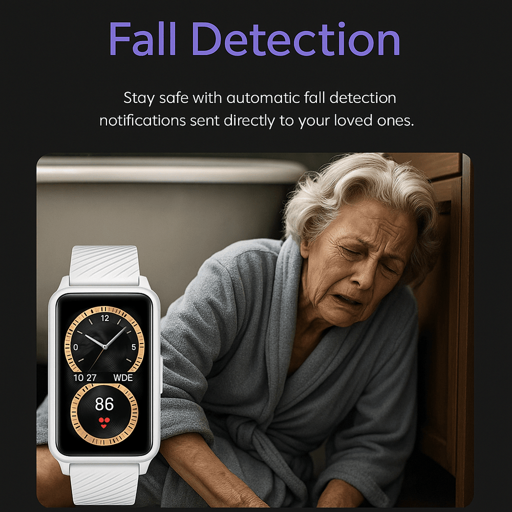 Smart Ware AlertGuard | Fall Detection Watch Smart Watch For Elderly ...