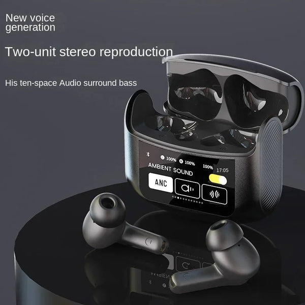 SmartWare Freedom Bluetooth LCD Wireless Touch Screen In-Ear Earbuds ...